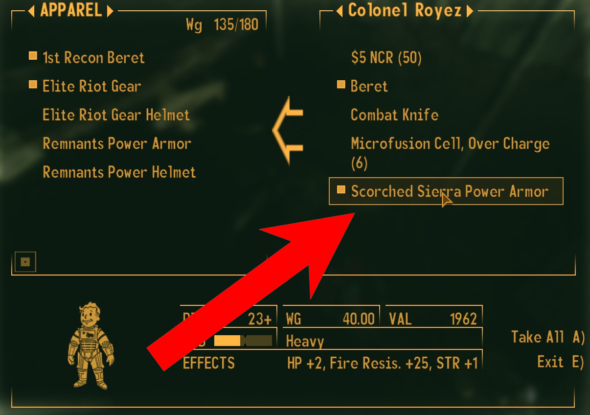 How to get the Scorched Sierra Power Armor in Fallout: New Vegas ...