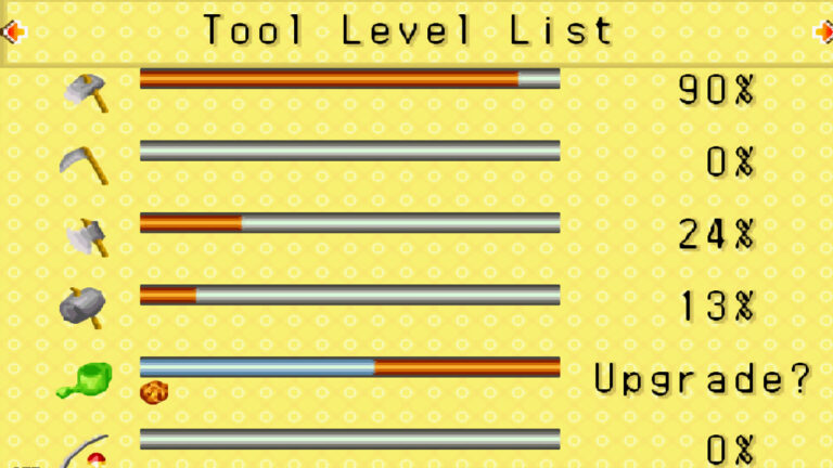 How to Upgrade Tools in Harvest Moon: Friends of Mineral Town - GamerZenith