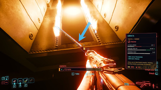 “Errata” Iconic Thermal Katana Weapon Guide - Cyberpunk 2077 - GamerZenith
