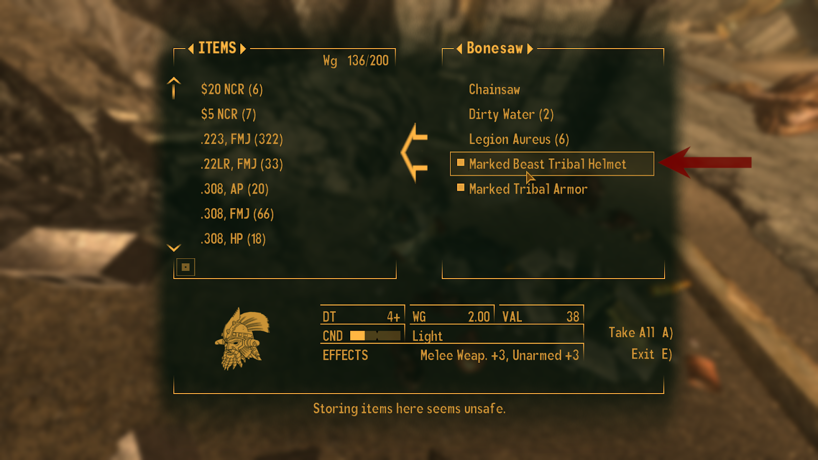 How to Get the Marked Beast Tribal Helmet in Fallout: New Vegas ...