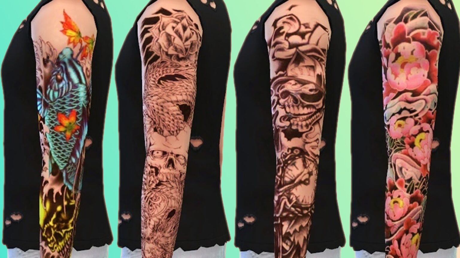 35 Beautiful and Artistic Tattoo CCs for Sims 4 - GamerZenith